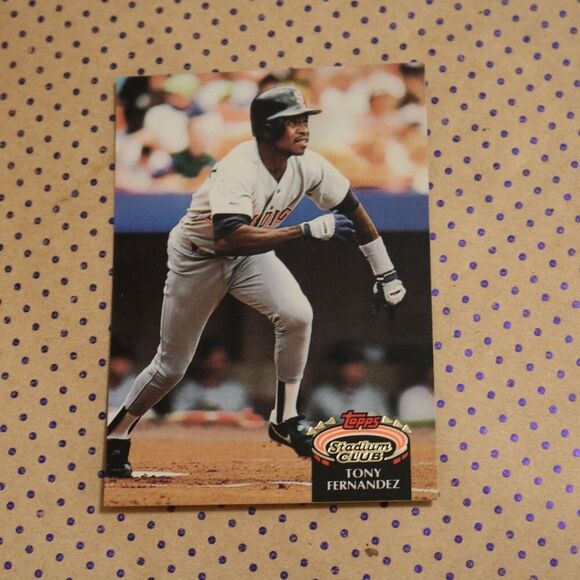 MLB | Toys | Tony Fernandez 23 Baseball Card | Poshmark